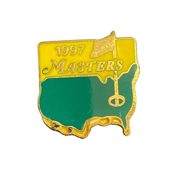 Accessories | 1997 Masters Golf Augusta National Commemorative Flag Pin ...